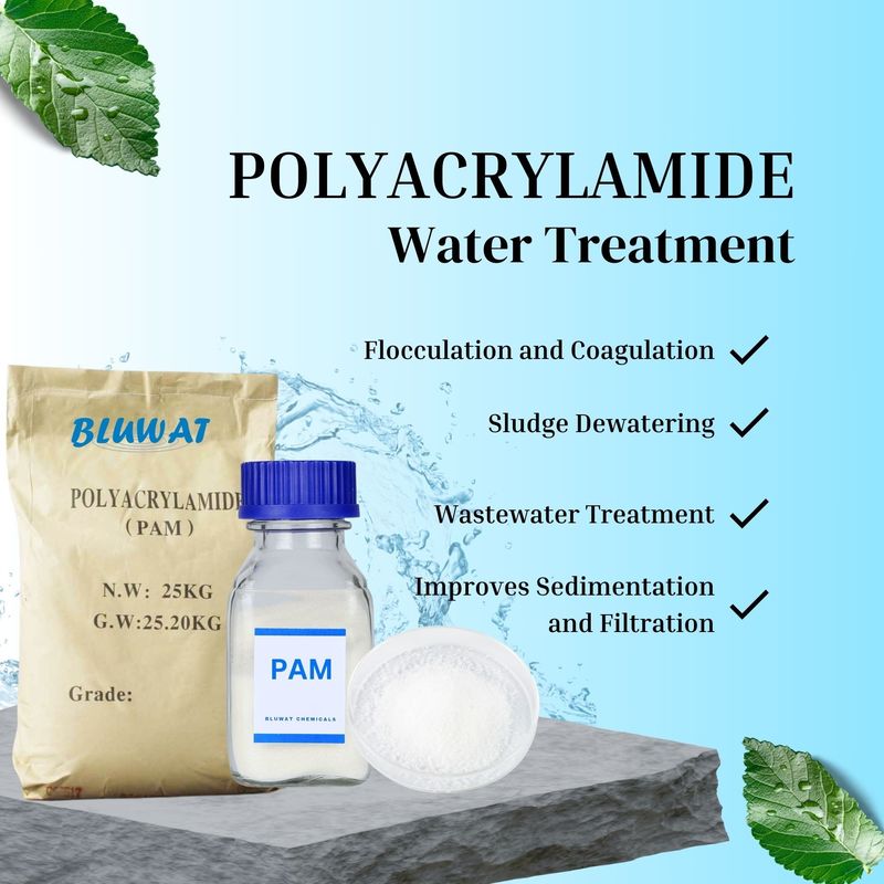 Anionic Cationic Non-ionic Polyacrylamide PAM Polyelectrolyte For Water Tretment Flocculation ...