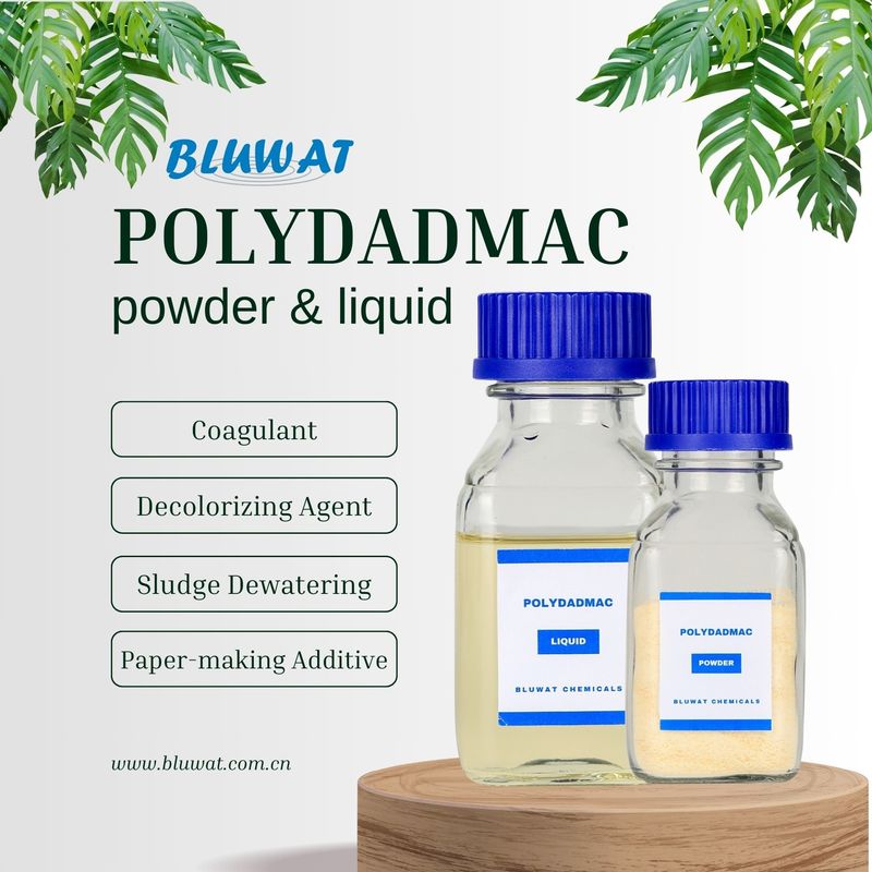 Sludge Dewatering and Decolorizing Agent for Wastewater Treatment