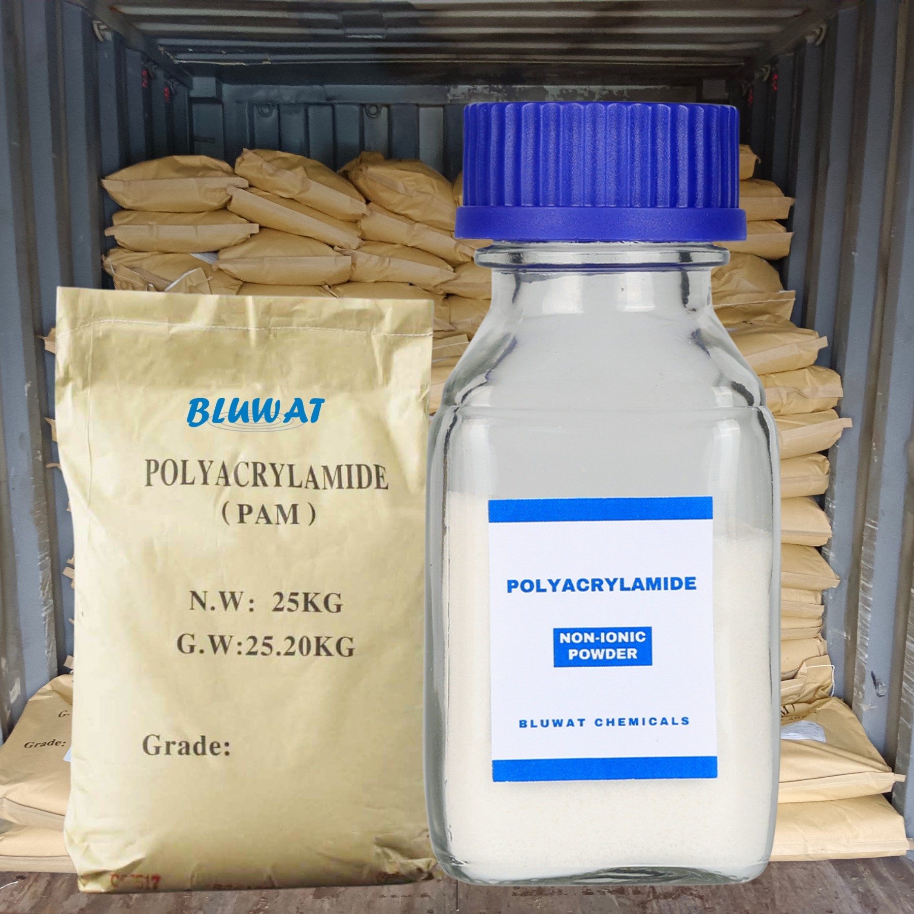 Water Treatment Chemical NPAM Non-Ionic Polyacrylamide Flocculation Clarification viscosifier ...