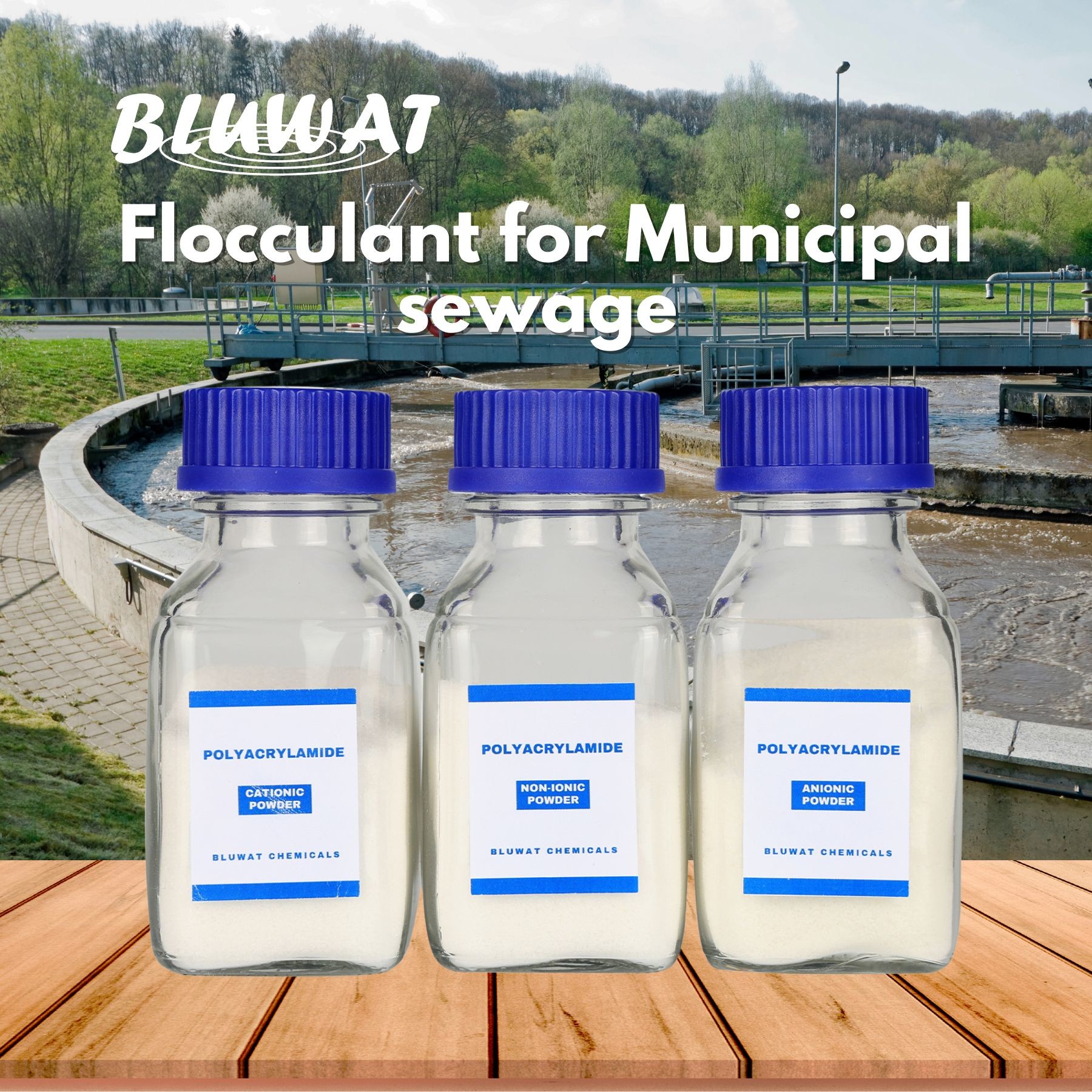 Polymer Polyelectrolyte Flocculant In Municipal Sewage Treatment ...