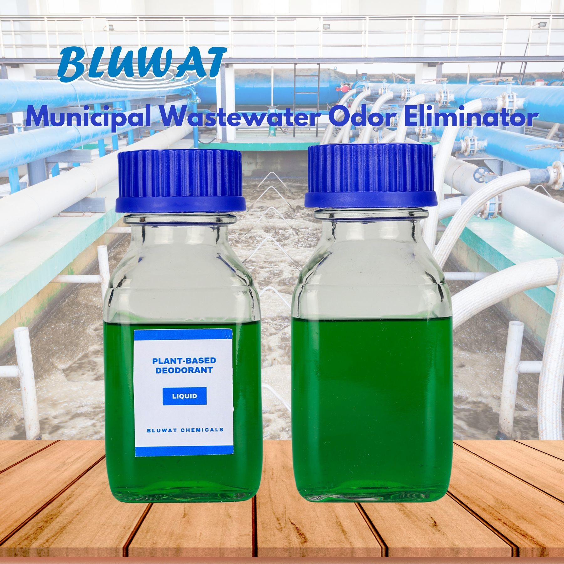 Eco Wastewater Odor Treatment Additive Spray Concentrate Municipal ...