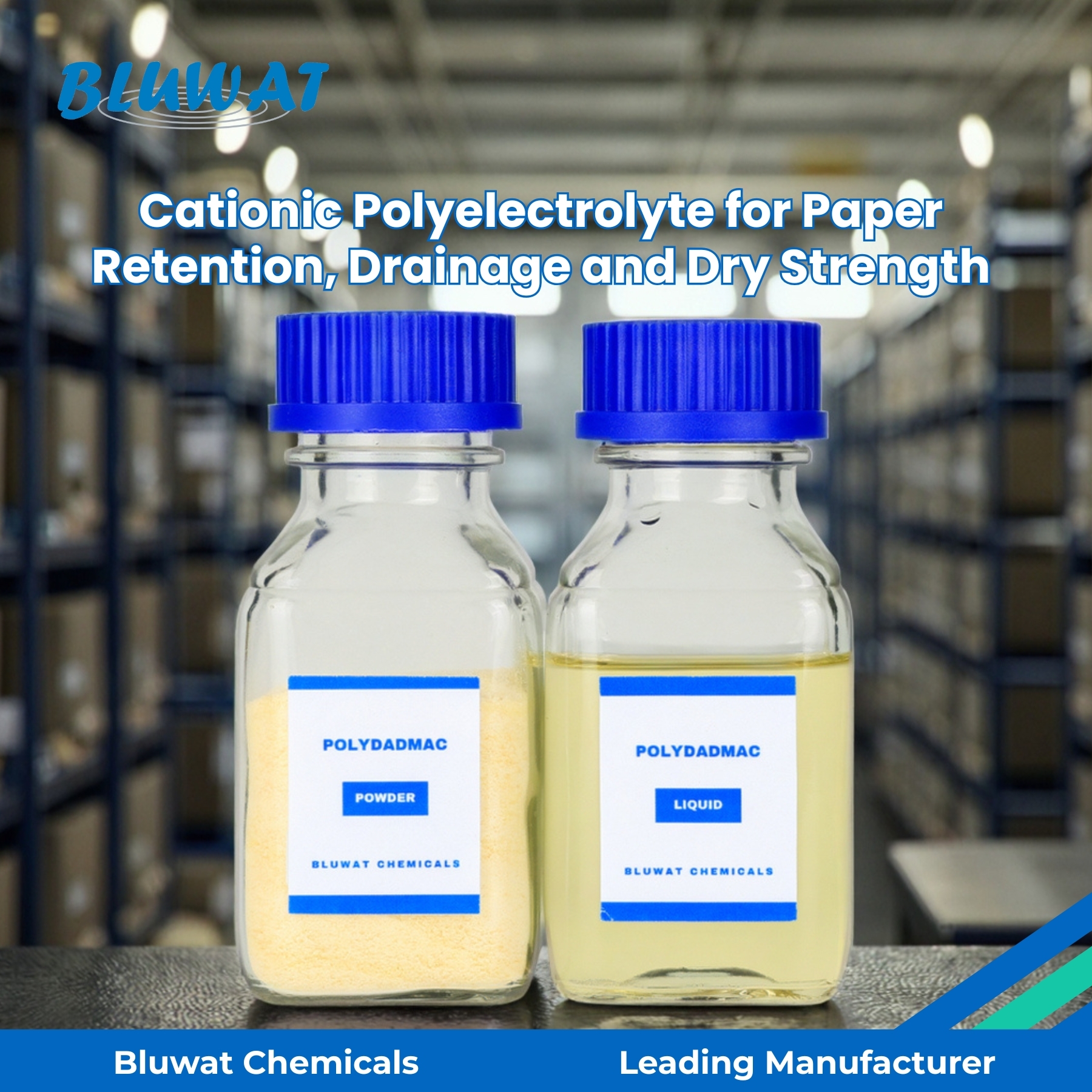 Cationic Polyelectrolyte Quaternary Ammonium Polymer for Paper ...