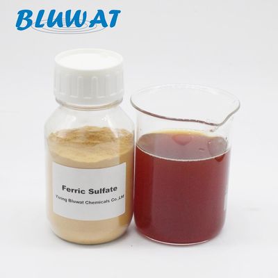Yellow Crystalline Solid Ferric Sulphate Water And Wastewater Treatment
