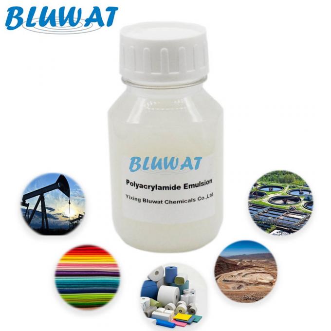 Polyacrylamide Milky Emulsion Flocculants PAM Liquid Dewatering ...